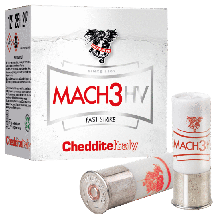 MACH 3 HV 24 - Gauge 12 - Shooting Shotshells Trap - Cheddite Italy